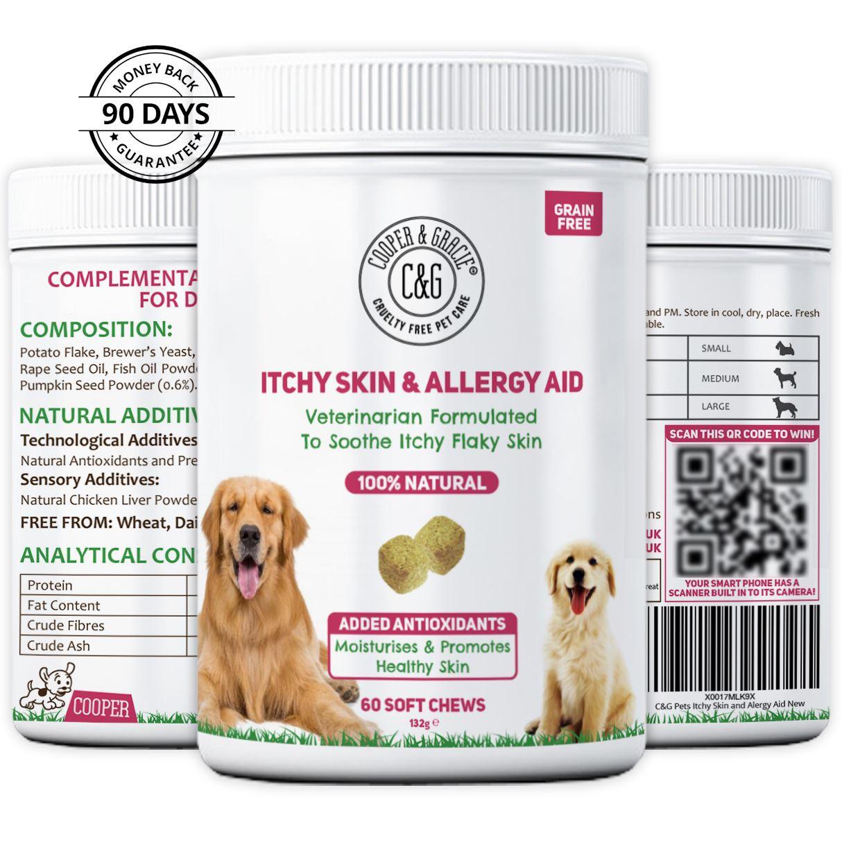 Dog Supplements for Itchy Skin | Cooper and Gracie