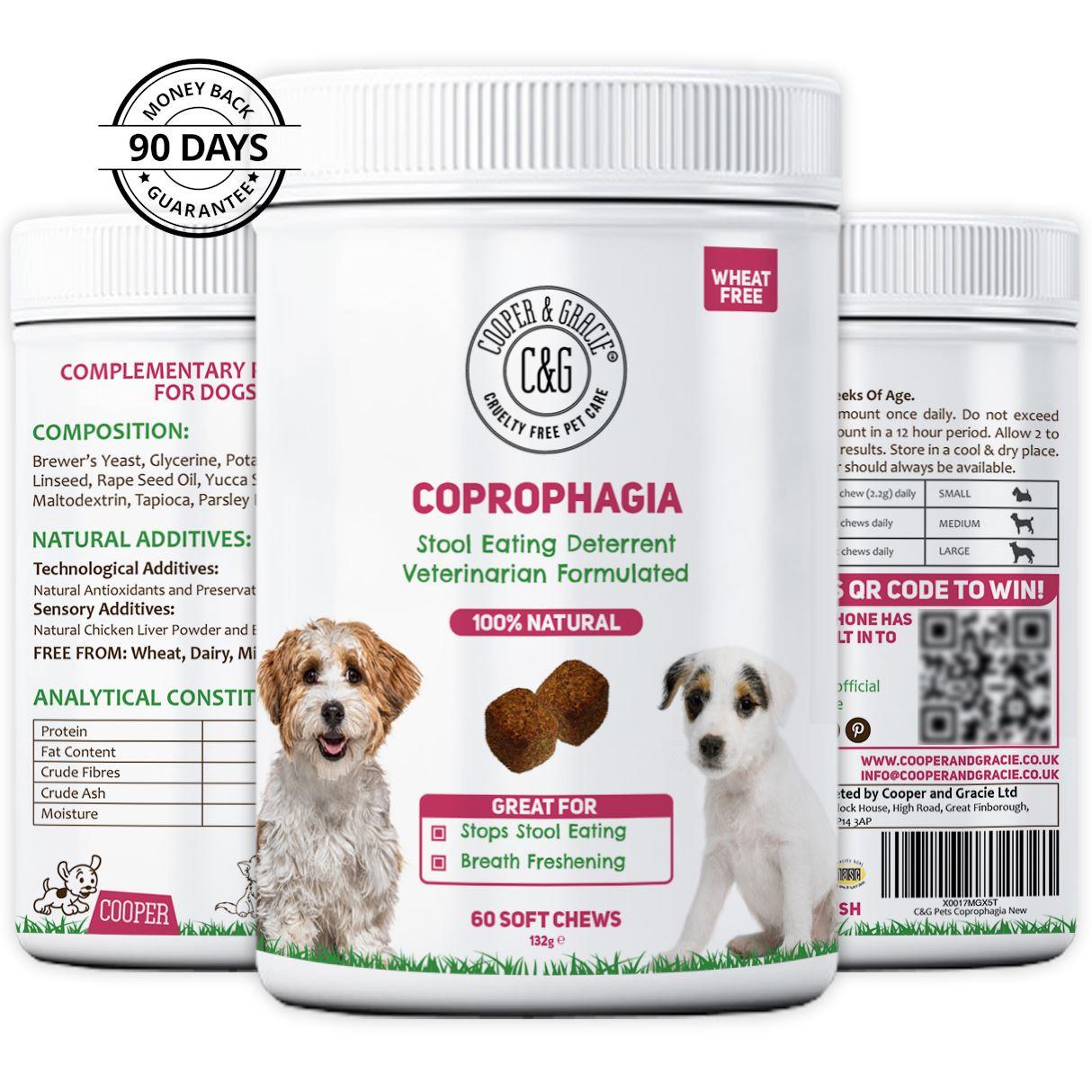 Natural Coprophagia Deterrent for Dogs | Cooper and Gracie