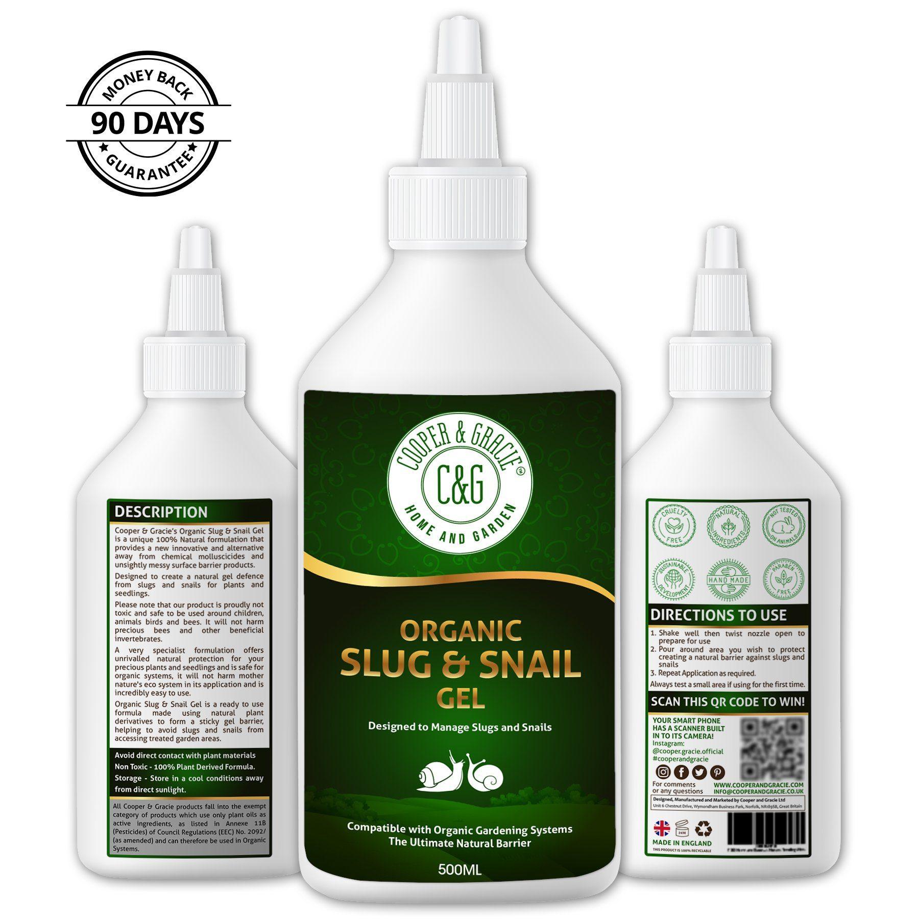 Organic Slug and Snail Control Gel | Cooper and Gracie